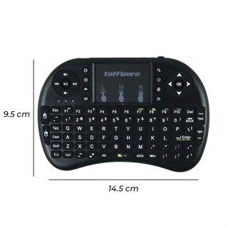 Jual KODE W33Y REMOTE TV STB QWERTY MINI KEYBOARD WIRELESS 24GHZ TOUCH ...