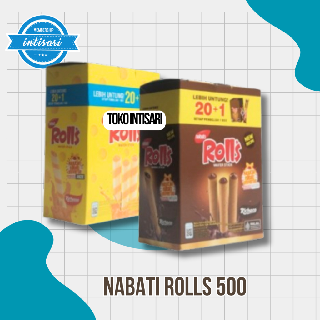 Jual NABATI WAFER STICK ROLLS 500 (PACK) | Shopee Indonesia