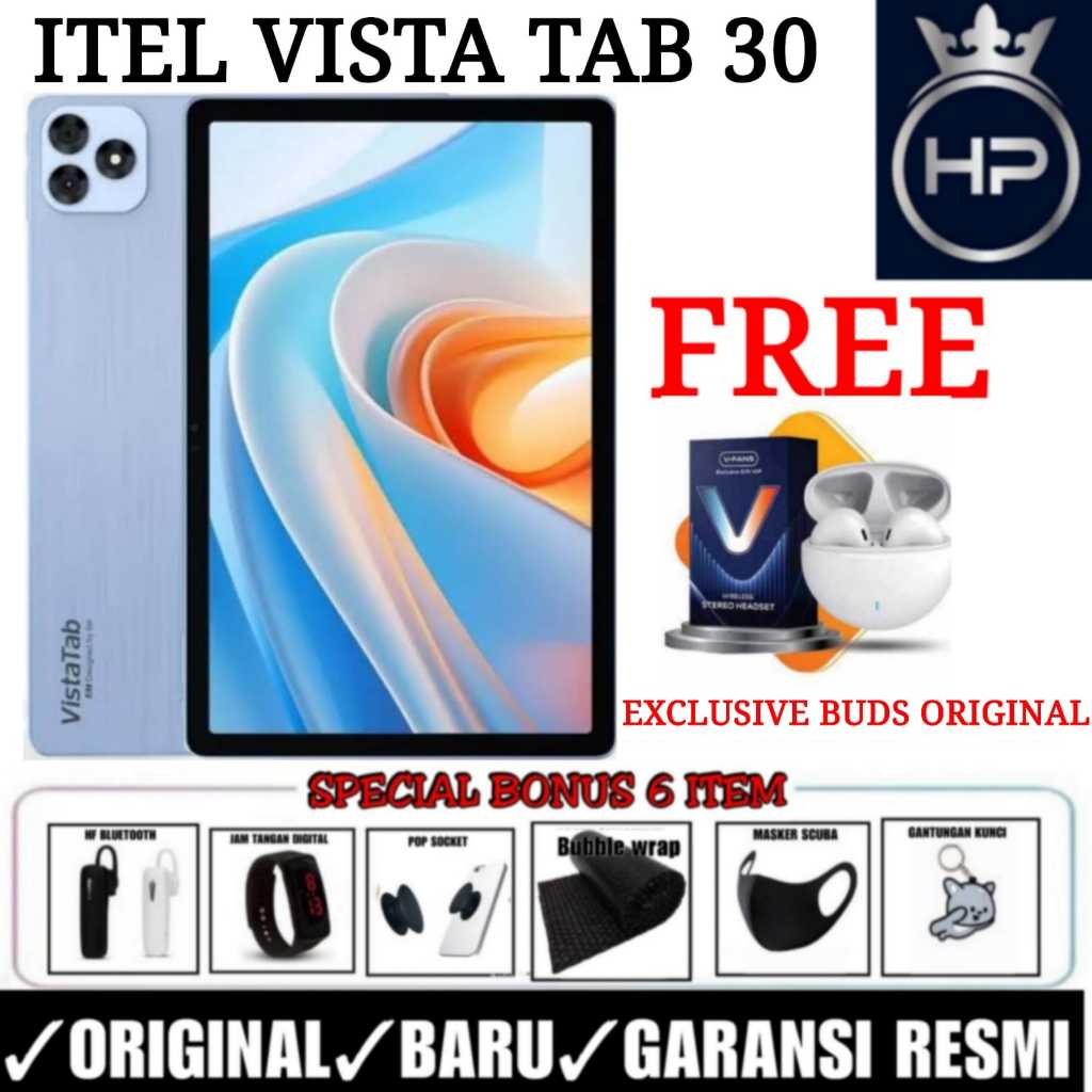 Jual ITEL VISTA TAB 30 4/128 TABLET 11 INCH GARANSI RESMI | Shopee ...