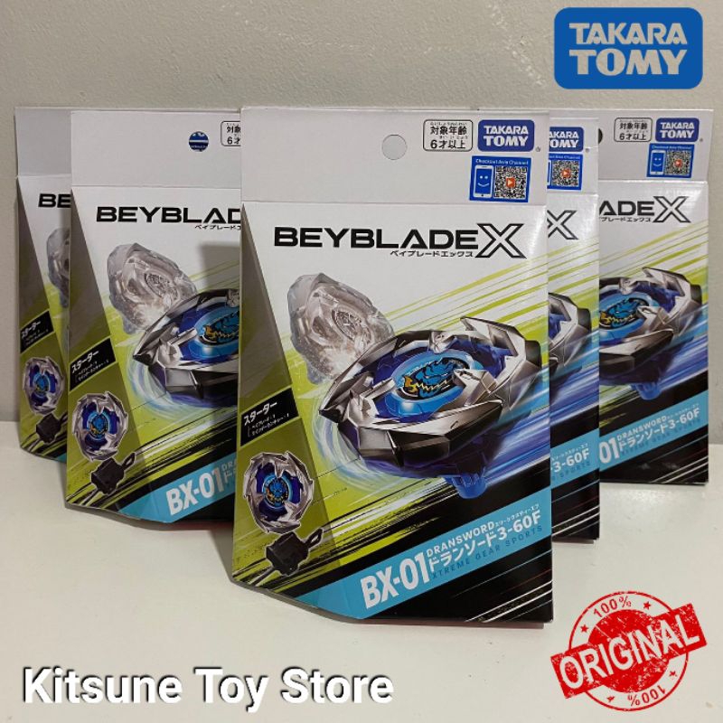 Jual Beyblade X Dransword BX-01 Original Takara Tomy - Mainan Gasing Anak Dran Sword BX01 ...