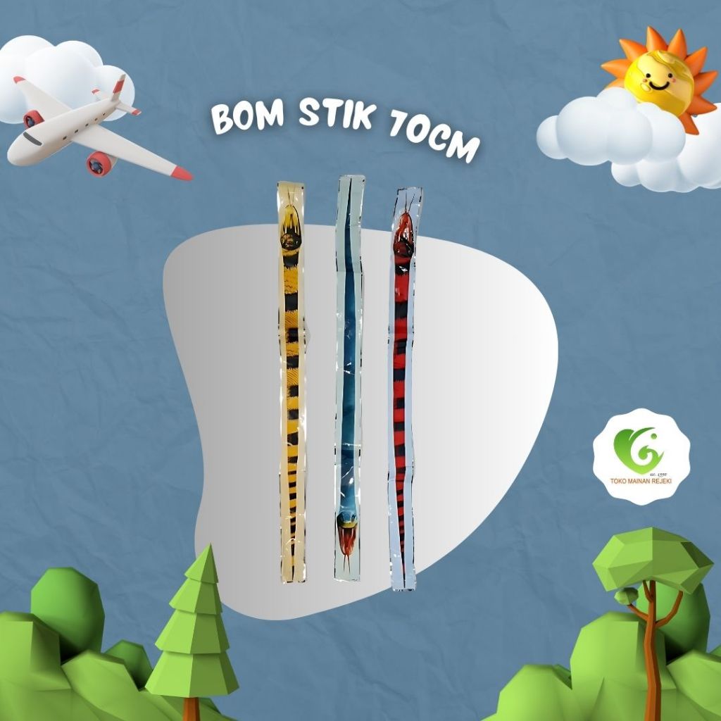 Jual Isi 25 pcs Bom Panjang Super / Long Stick Bom Ballon / Bom Long ...