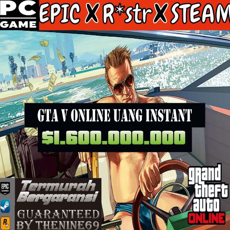 Jual KODE A22Q Grand Theft Auto V PC GAME GTA V GTA 5 Premium Edition ...