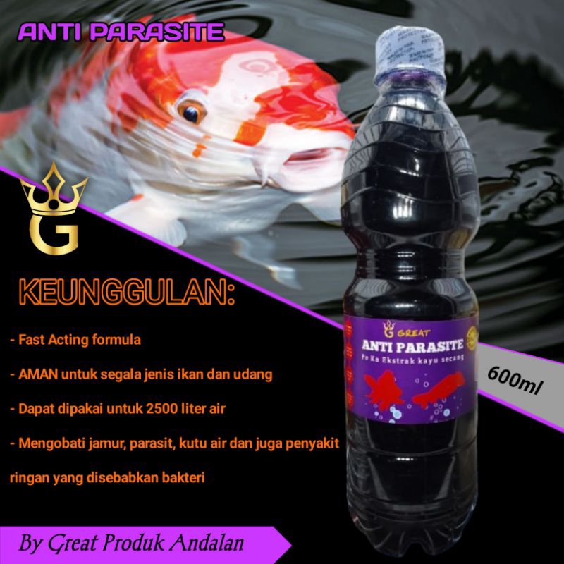 Jual GREAT PREMIUM OBAT IKAN ANTI JAMUR PARASIT KUTU ANTI PARASIT ...