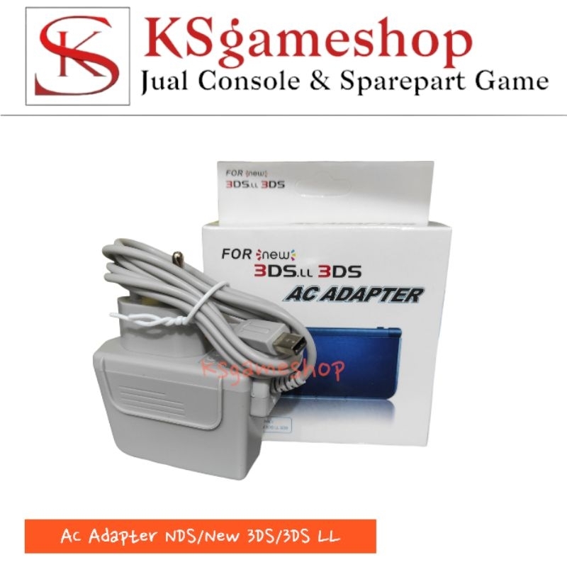 Jual AC Adaptor Cas Charger Nintendo 3ds New 3ds nds XL LL | Shopee ...