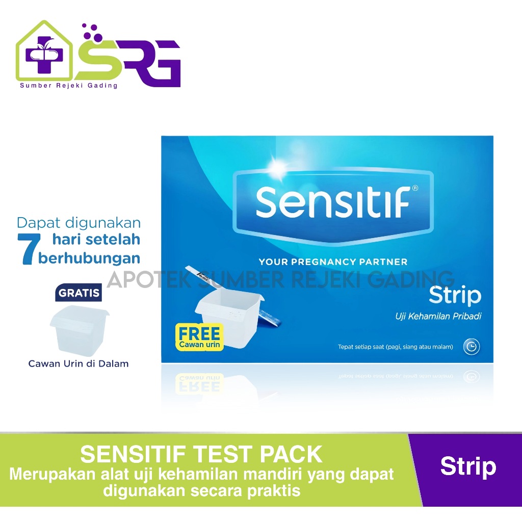 Jual Test Pack Sensitif Strip - Uji Kehamilan dengan Wadah Urine / Tes ...