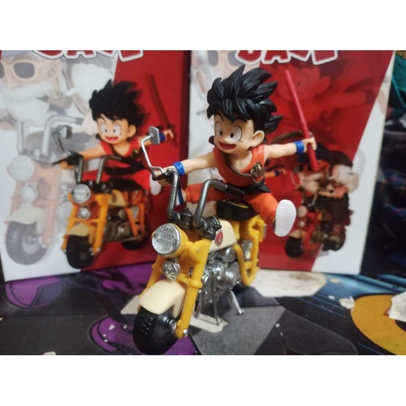 Jual Master Roshi kura kura figure sun Goku motor cycle dragon ball ...
