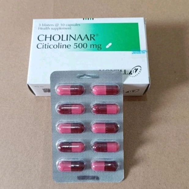 Jual CHOLINAAR 500 MG BLISTER 10 KAPSUL SUPLEMEN KESEHATAN KOGNITIF ...