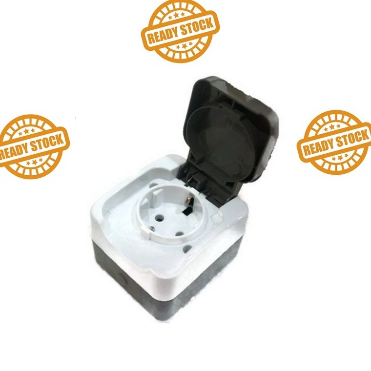 Jual KODE V58A Stop Kontak Waterproof Broco Atlantic OB 2151 Tempat ...