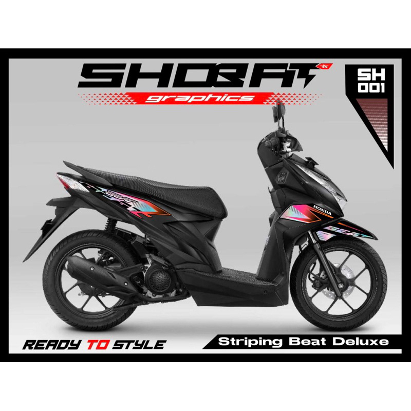 Jual STIKER STRIPING BEAT ESP DELUXE MOTOR HONDA MATIC | Shopee Indonesia
