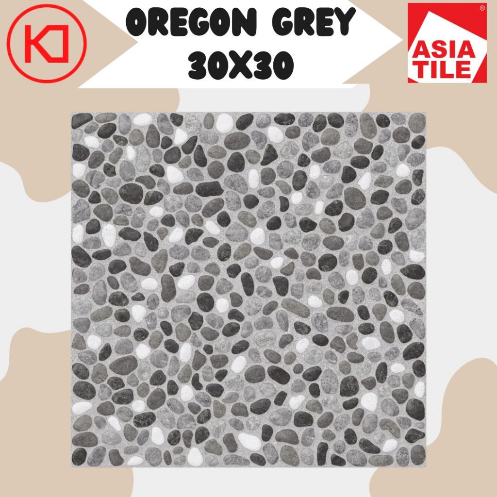 Jual Keramik ASIA TILE Oregon Grey (KHUSUS PENGIRIMAN DALAM KOTA ...