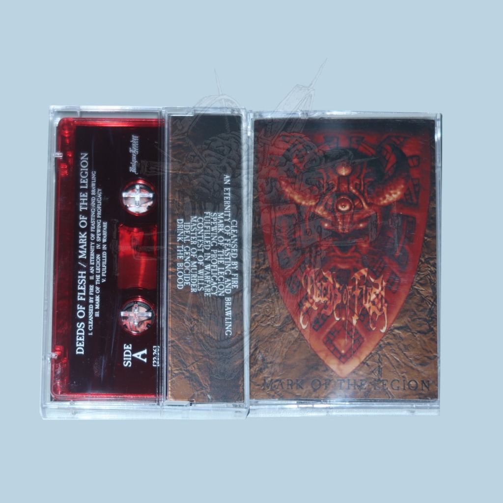 Jual TAPE - DEEDS OF FLESH - Mark Of The Legion | Shopee Indonesia