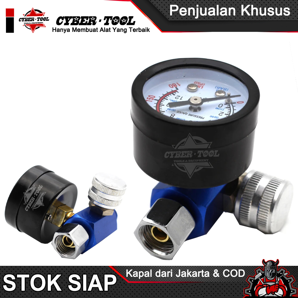 Jual Regulator Setelan Pengatur Tekanan Angin Spraygun Spray Gun ...