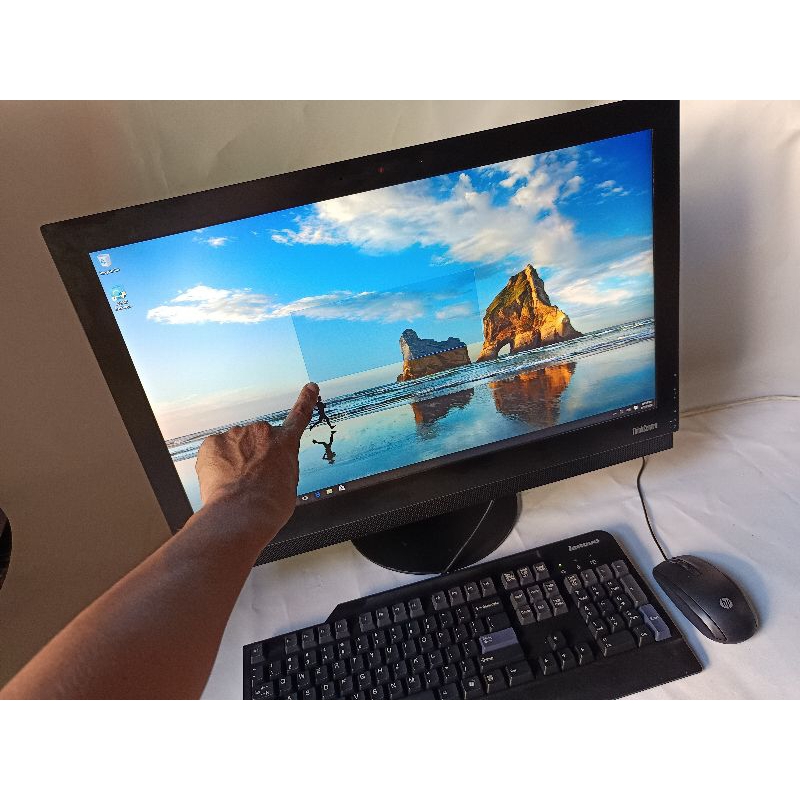 Jual komputer Pc Aio Lenovo intel core i5 ram 8gb layar touch screen ...