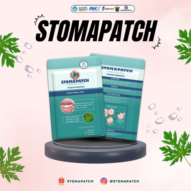 Jual STOMAPATCH: Obat Sariawan Herbal Berbentuk Plester/Patch Herbal ...