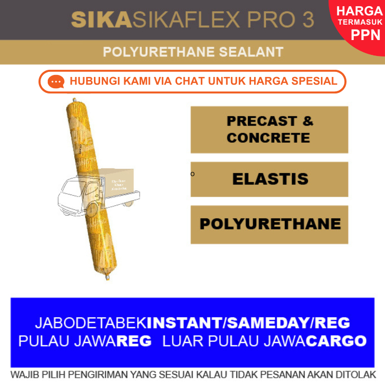 Jual Sikaflex Pro 3 Grey 600ml ssg PU Sealant | Shopee Indonesia