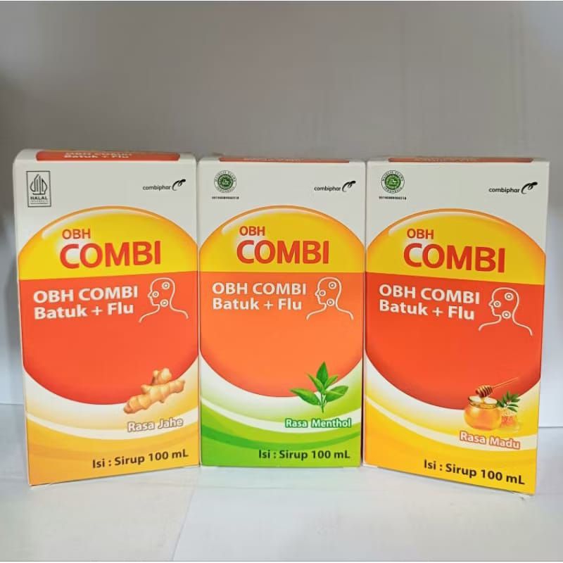 Jual OBH Combi Dewasa 100ml | Untuk Demam Batuk dan Pilek (Rasa Menthol ...