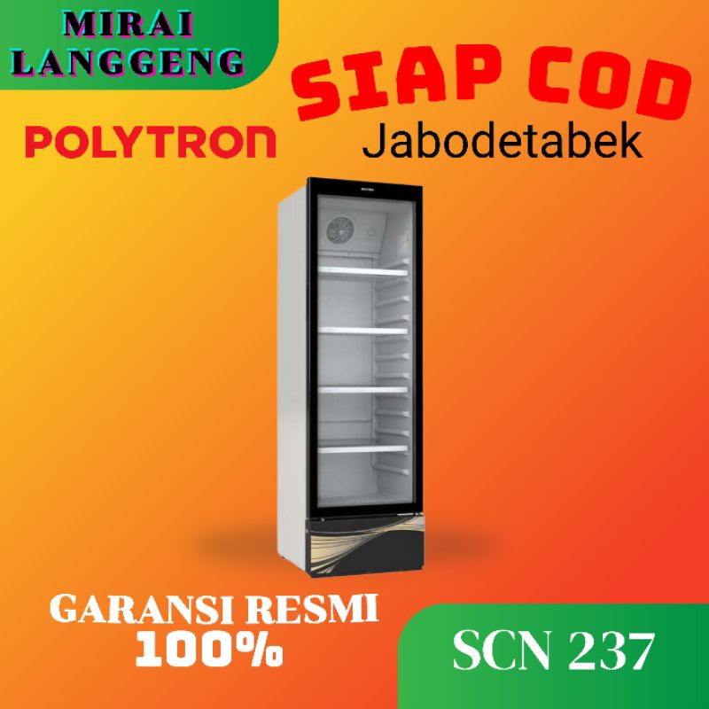 Jual Polytron Showcase Lemari Pendingin Minuman SCN 237 Cooler garansi ...