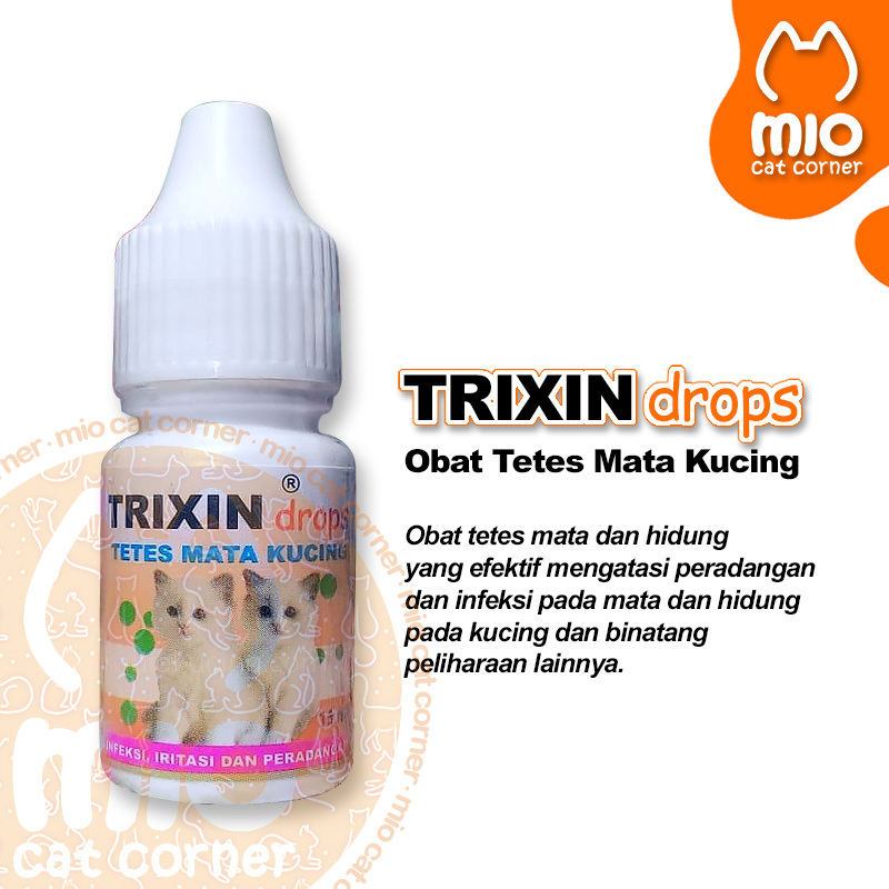 Jual TRIXIN Drops Obat Tetes Mata Hidung Kucing Kitten | Shopee Indonesia