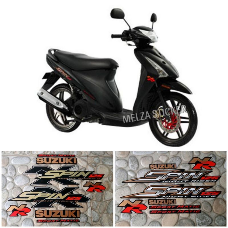Jual Stiker Striping Motor SPIN NR 125 Sticker Lis Body Standar ...