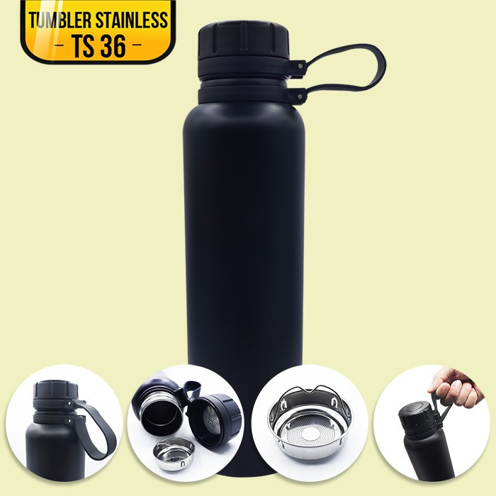 Jual Tumbler Sport Stainless TS36 - Botol Minum Stainless 1 Liter ...