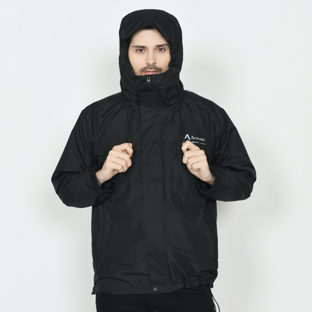 Jual Armous Jaket Winbreaker Gorpcore Full Face Pria Outdoor Gunung ...