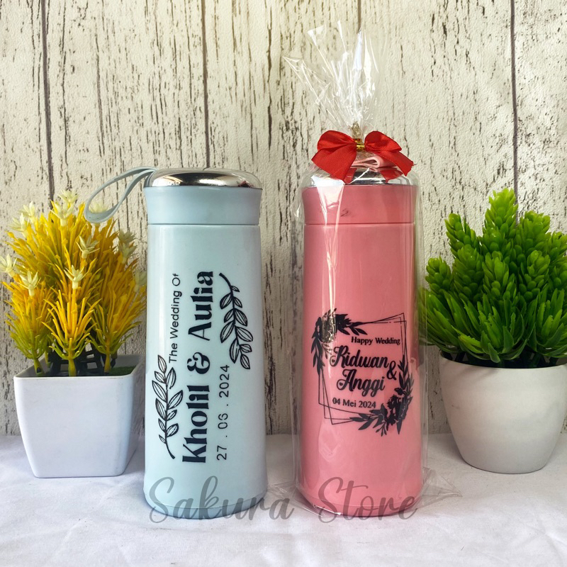 Jual Souvenir Botol Tumbler Nice Custom Sablon Kemasan Mika / Plastik ...