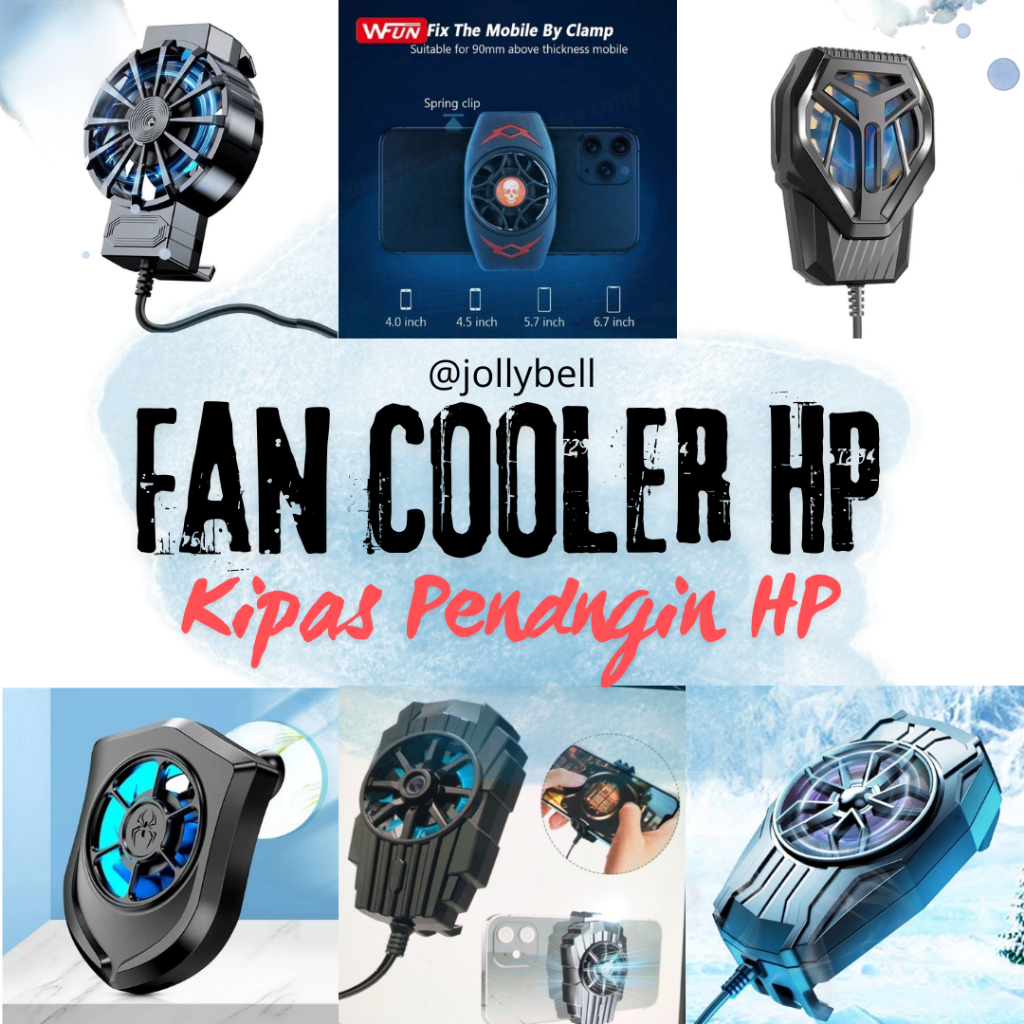Jual Kipas pendingin Hp Cooling Fan Radiator Game X13 X16 S10 F5 G6 P11 ...