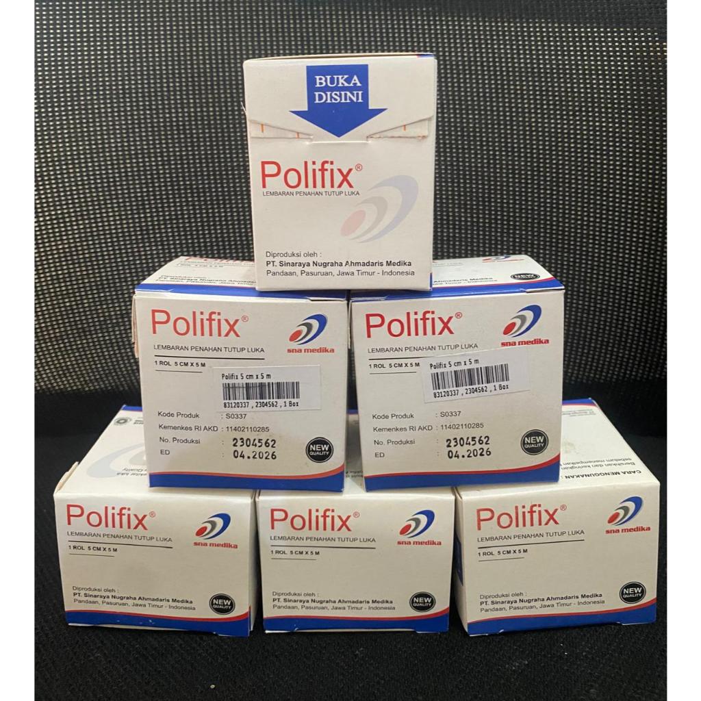 Jual POLIFIX 5X5/HYPAFIX/PLESTER/PENUTUP LUKA/P3K/PERBAN | Shopee Indonesia