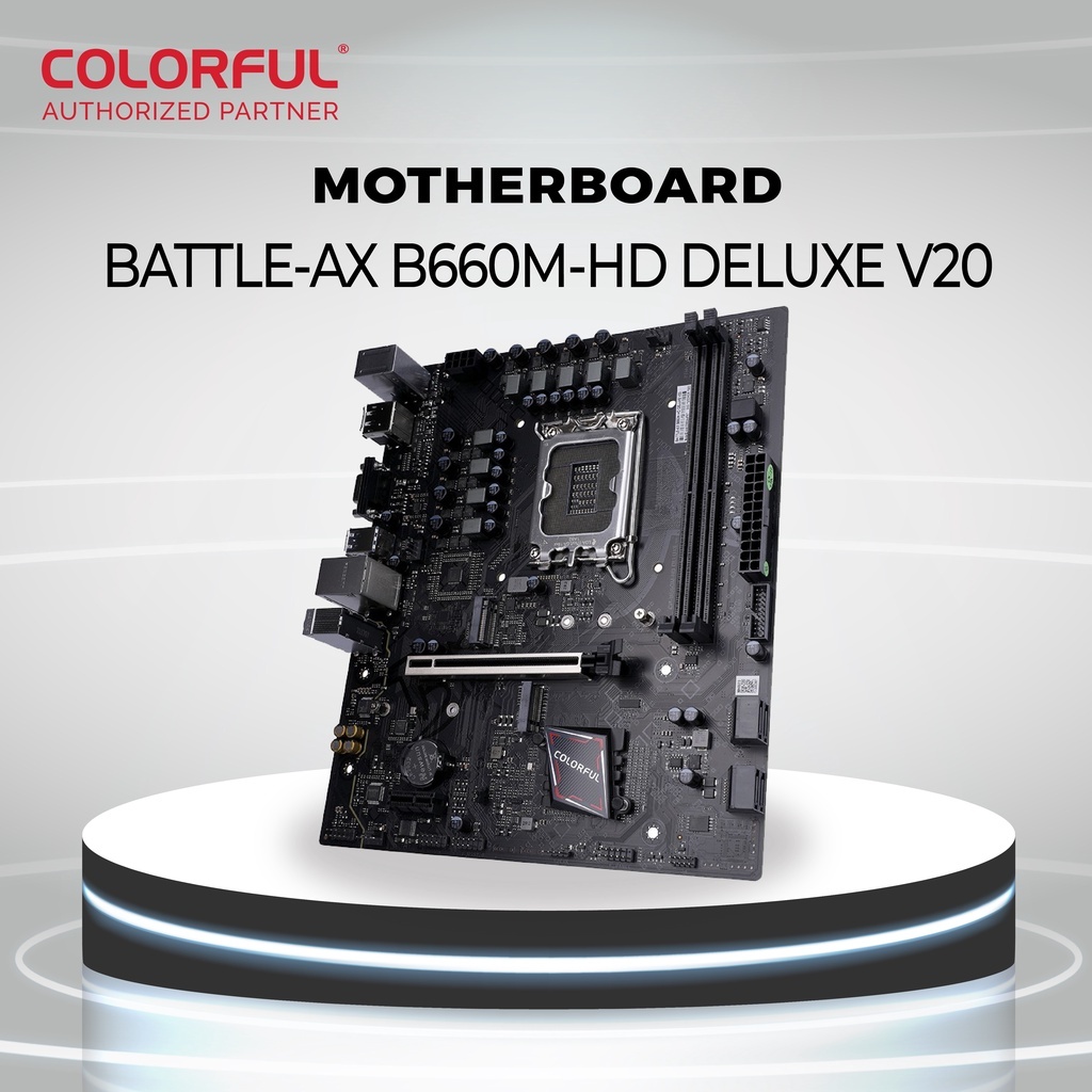 Jual Colorful Motherboard BATTLE-AX B660M-HD DELUXE V20 (LGA1700, B660M ...