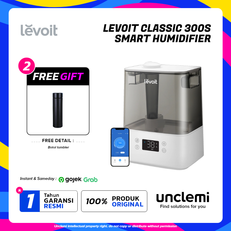 Jual Levoit Classic 300S Smart Ultrasonic Cool Mist Humidifier USA ...