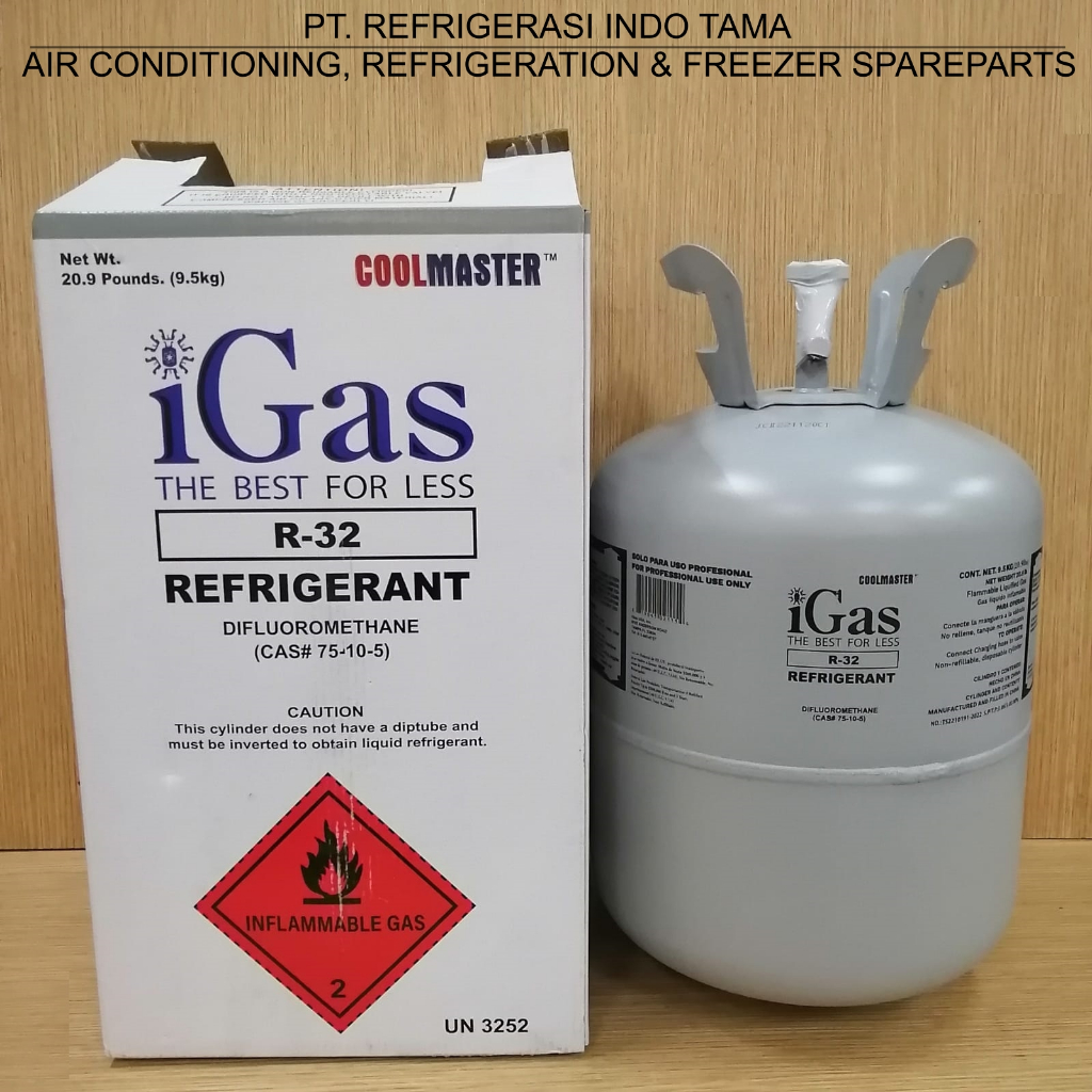 Jual Freon iGas R32 REFRIGERANT 9.5 KG / R 32 9.5kg | Shopee Indonesia