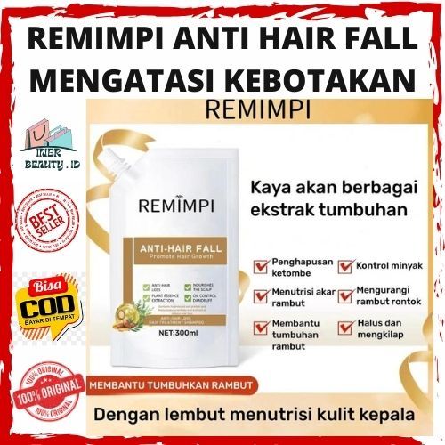 Jual REMIMPI Shampo Anti Hair Fall Perawatan Rambut Rusak Dan Botak ...