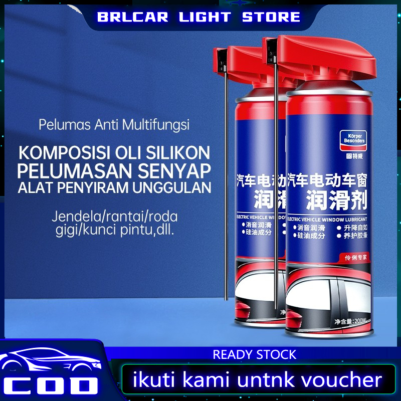 Jual Multifungsi Pelumas Oil Cairan Semprot Kaca Seret Mobil Karet ...