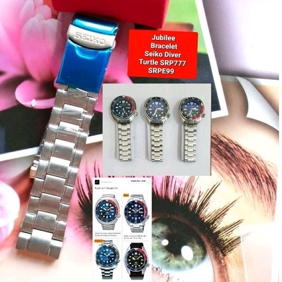 Jual Bracelet Seiko Turtle rantai Seiko Jubilee KODE O7J3 | Shopee ...