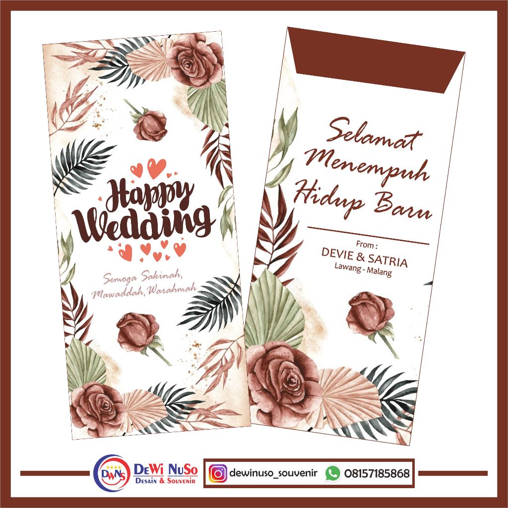 Jual [12pcs ] Amplop Wedding | Amplop Nikahan | Amplop Kondangan ...