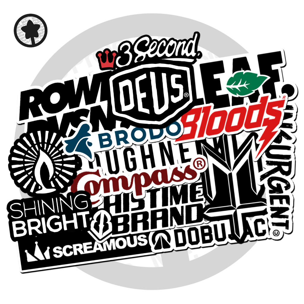 Jual STICKER PACK LOGO BRAND DISTRO LOKAL HYPEBEAST AESTHETIC | STIKER ...