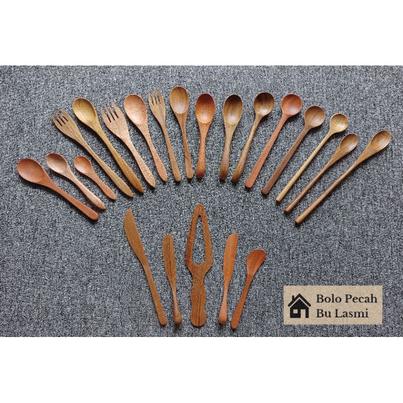 Jual Sendok Kayu / Sendok Korea / Sendok Mukbang / Sendok Teh / Sendok ...