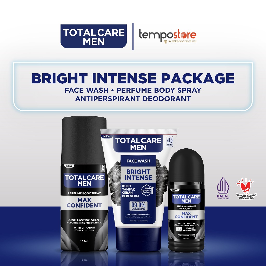 Jual Total Care Men Bright Intense Package | Shopee Indonesia