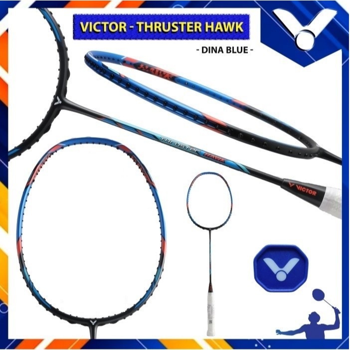 Jual NEW !! Raket Badminton Victor THRUSTER K-HAWK / TK Hawk - F (Dina ...