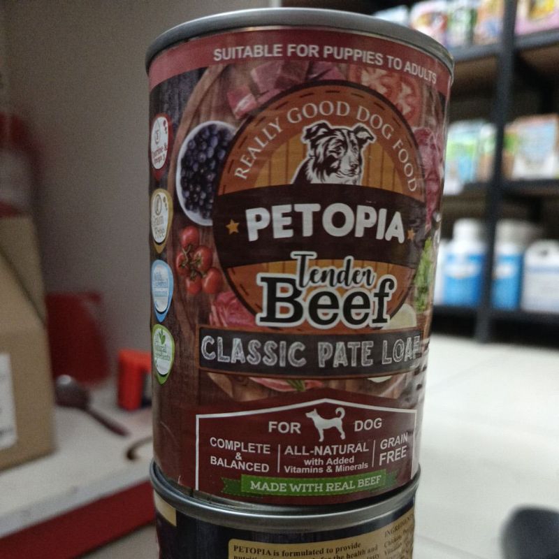 Jual Petopia dog kaleng Beef 380g | Shopee Indonesia