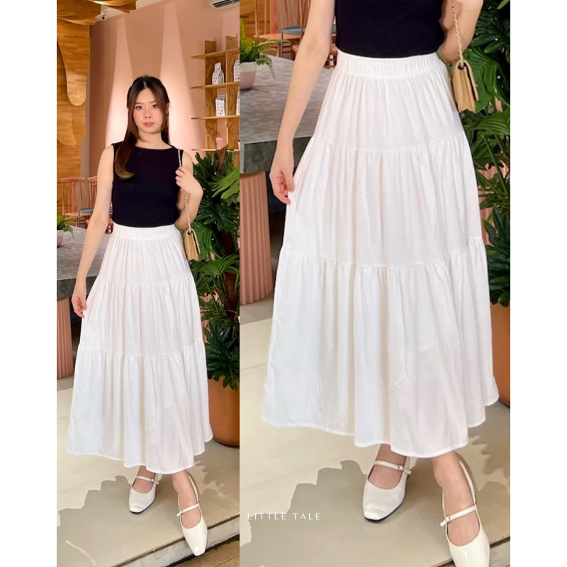 Jual Little Tale - Mia Skirt / Rok Wanita / Rok Pantai / Korean Skirt ...