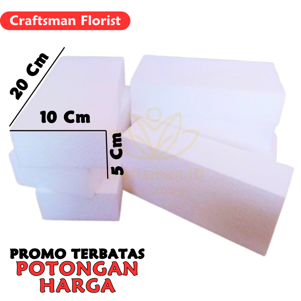 Jual (PAKET 12 PCS) Busa Styrofoam / Busa Kering / Busa Buket Dekorasi ...