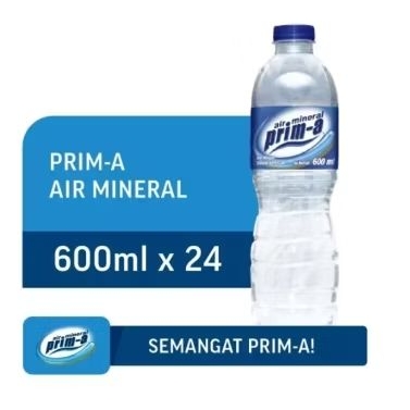 Jual Air Mineral Prima Botol 600 ML Mineral Water 1 Dus Isi 24 Botol | Shopee Indonesia