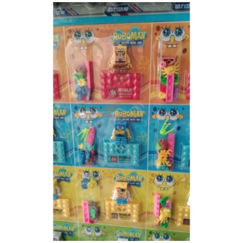 Jual Mainan Robot lego spongebob | Shopee Indonesia