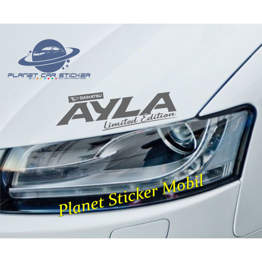 Jual sticker ayla stiker kap mobil daihatsu ayla limited edition kap ...