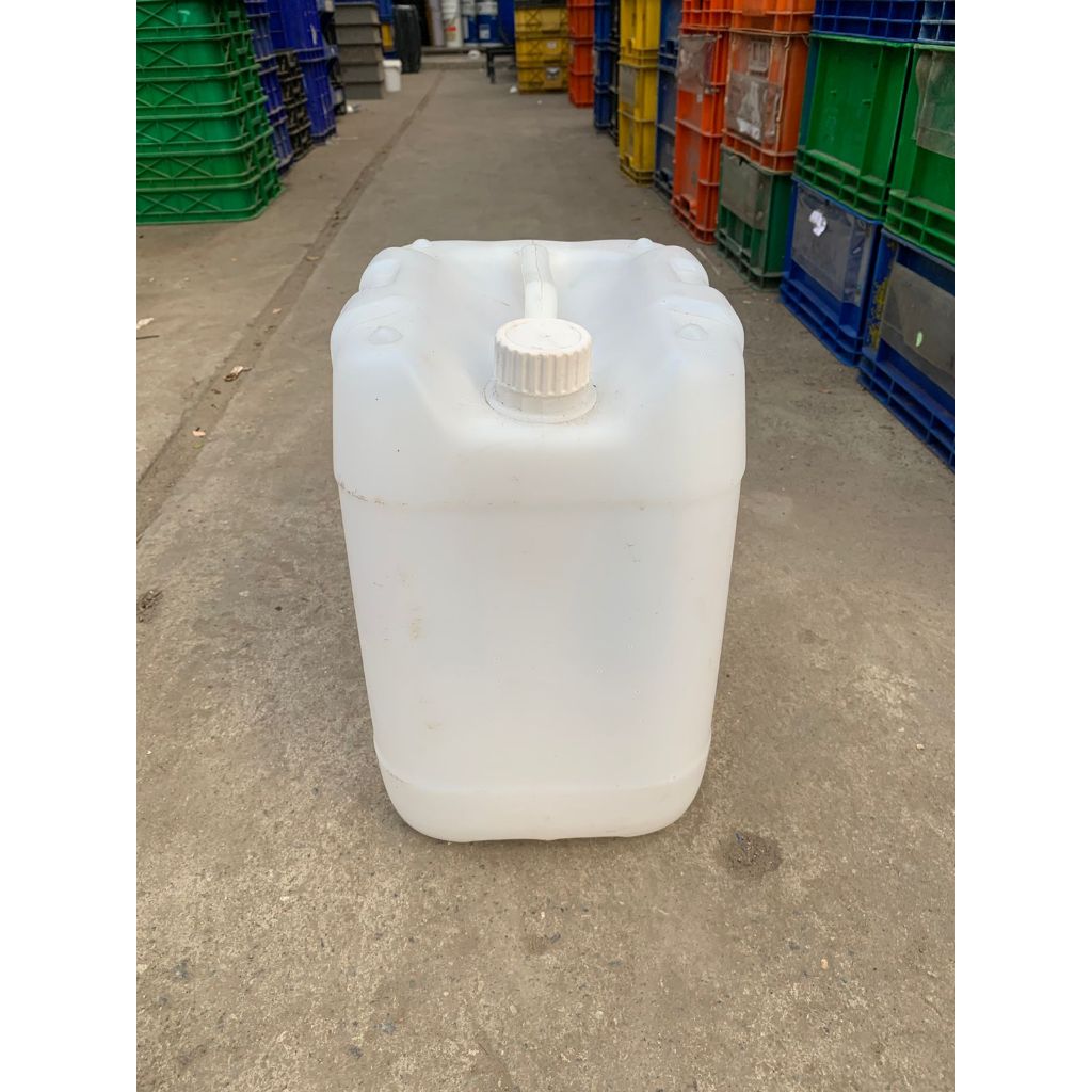 Jual jerigen minyak 10 liter Derigen Drigen Putih 10kg jerigen 10 liter bersih | Shopee Indonesia