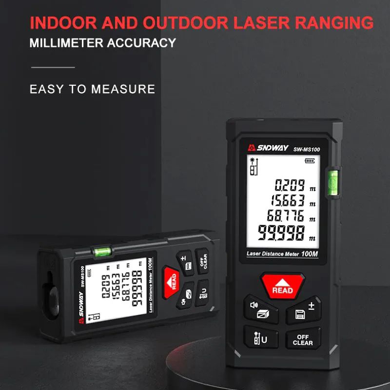 Jual SNDWAY LASER DISTANCE METER METERAN LASER PENGUKUR JARAK 40M 50M ...