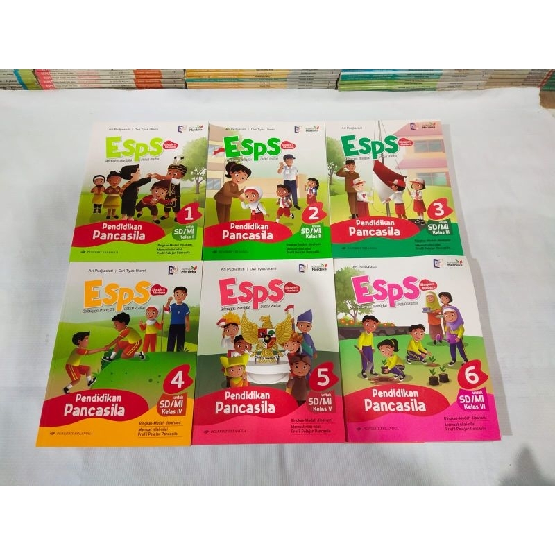 Jual ESPS pendidikan Pancasila kurikulum merdeka 1-6 SD/MI Erlangga (Revisi) | Shopee Indonesia