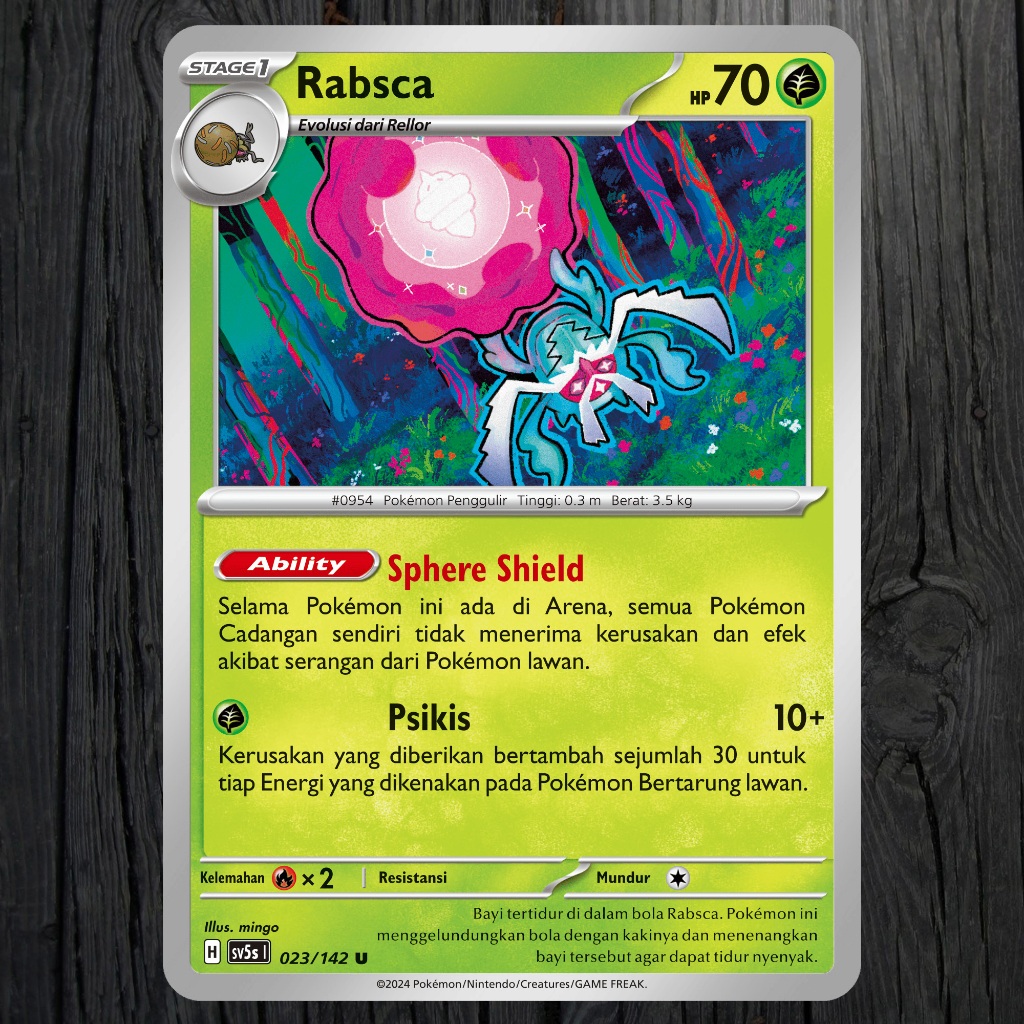 Jual Rabsca Pokemon - DAUN - sv5s Paradoks Andalan KARTU TCG INDONESIA ...