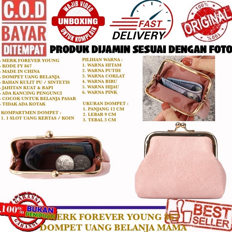 Jual KODE D37Y FOREVER YOUNG FY 867 DOMPET KECIL UANG BELANJA PASAR ...
